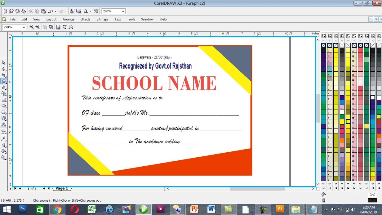 learn how to create Professional Certificate in CorelDRAW Coreldraw ...