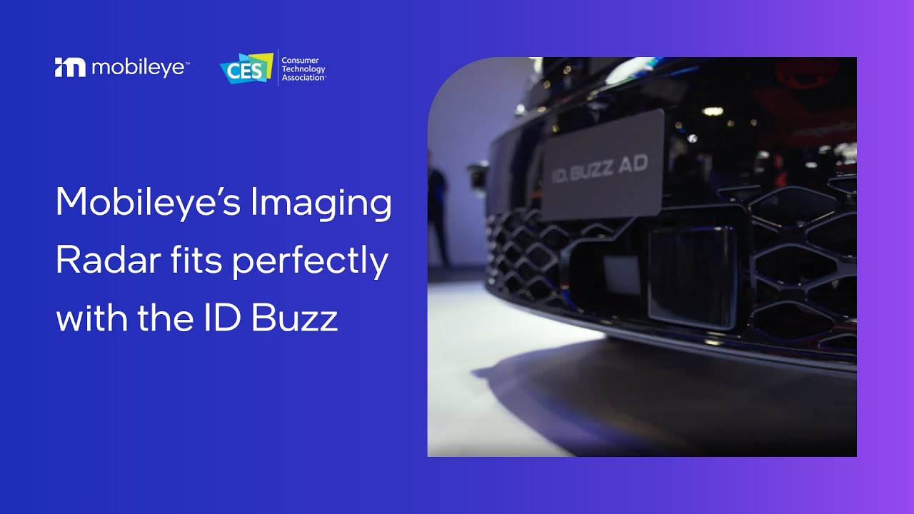 Mobileye's Imaging Radar fits perfectly with the ID Buzz - YouTube