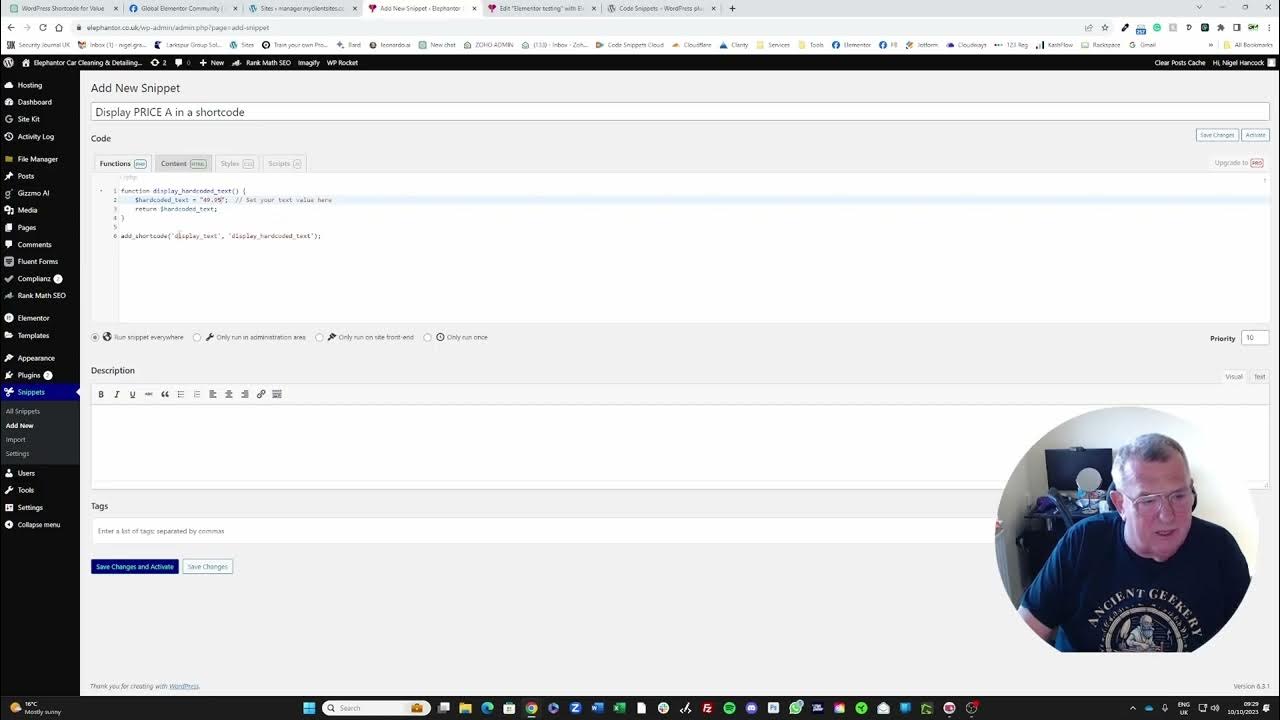 Using Shortcodes To Display Variable Data Inside Elementor Youtube