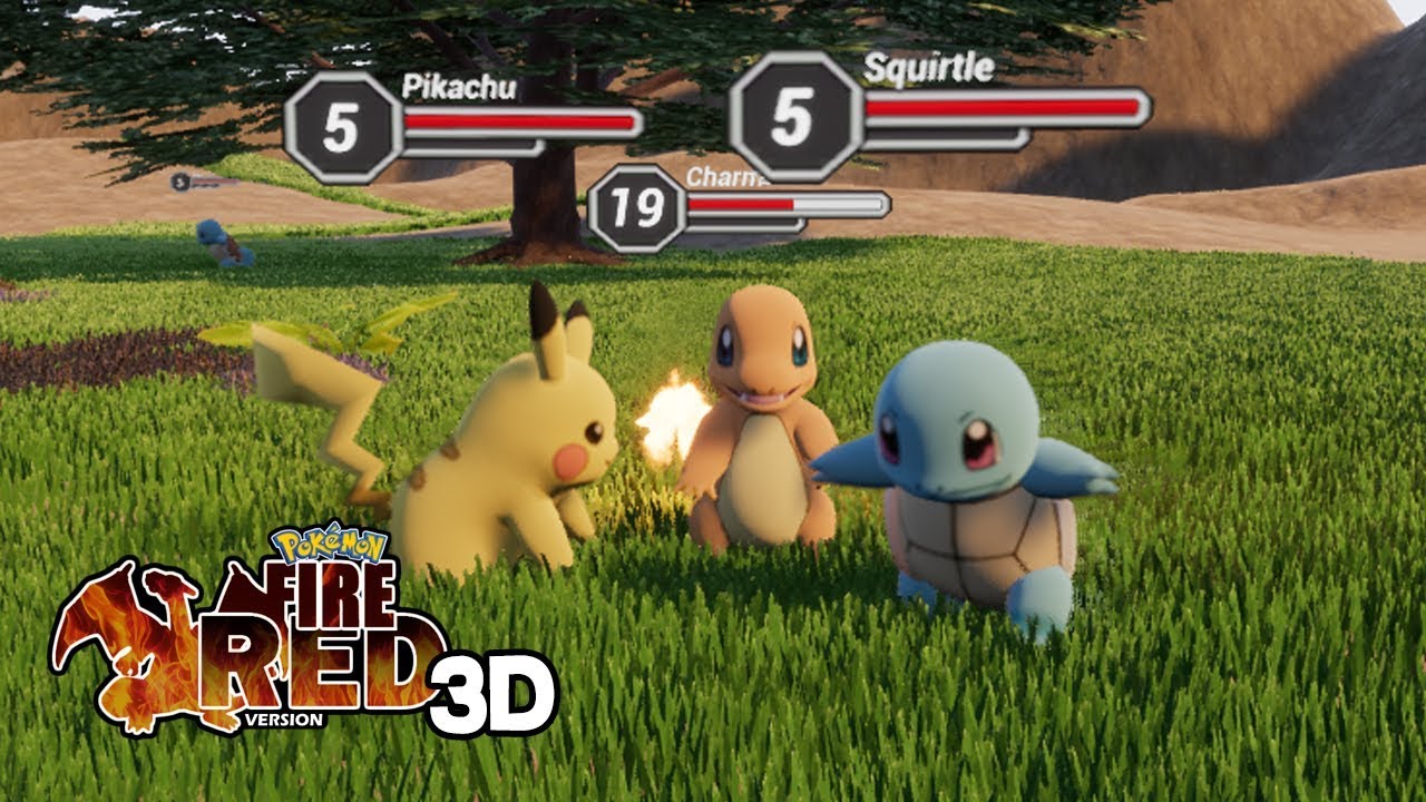 TODOS los POKEMON en POKEMON FIRERED 3D!!//Pokemon Firered 3D PC REMAKE ...