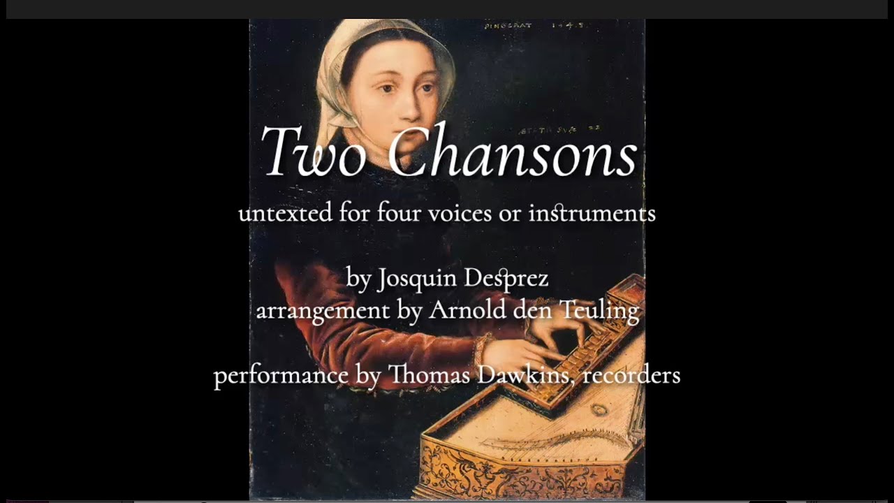 Josquin: Two chansons - YouTube