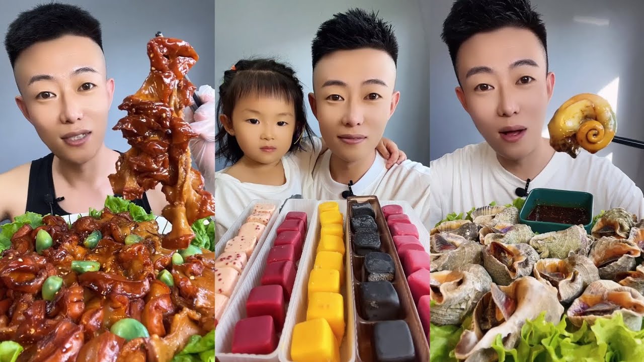 Chinese food eating competition asmr - YouTube