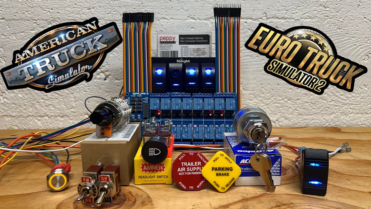 How to Wire Up Button Box Switches for ATS AND ETS2 Truck Simulator ...