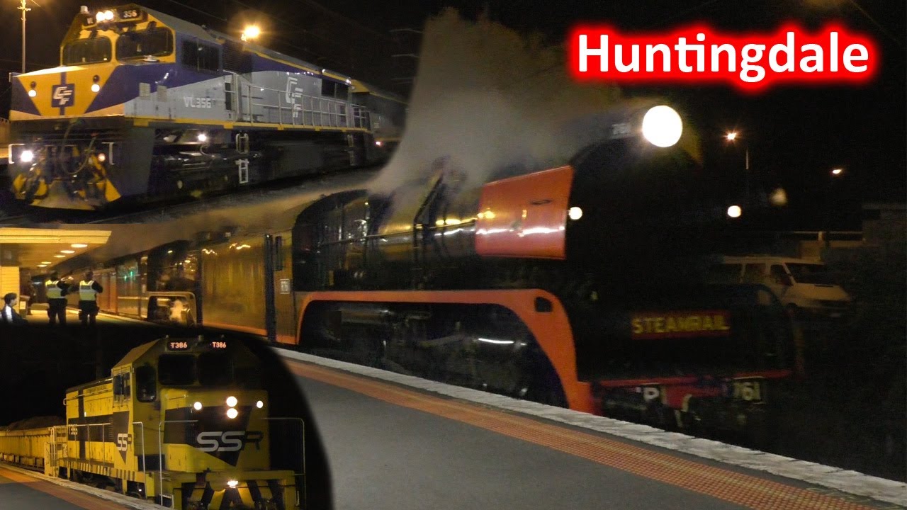 An Interesting Evening at Huntingdale; Steamrail Snow Train & Freight ...