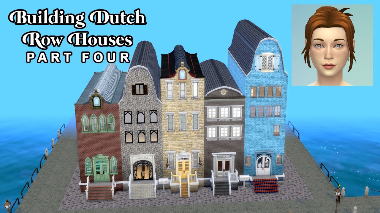 Building Dutch Row Houses Part 4 - YouTube