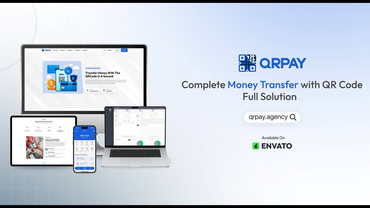QRPay | Money Transfer Business with QR Code Full Solution | AppDevs ...