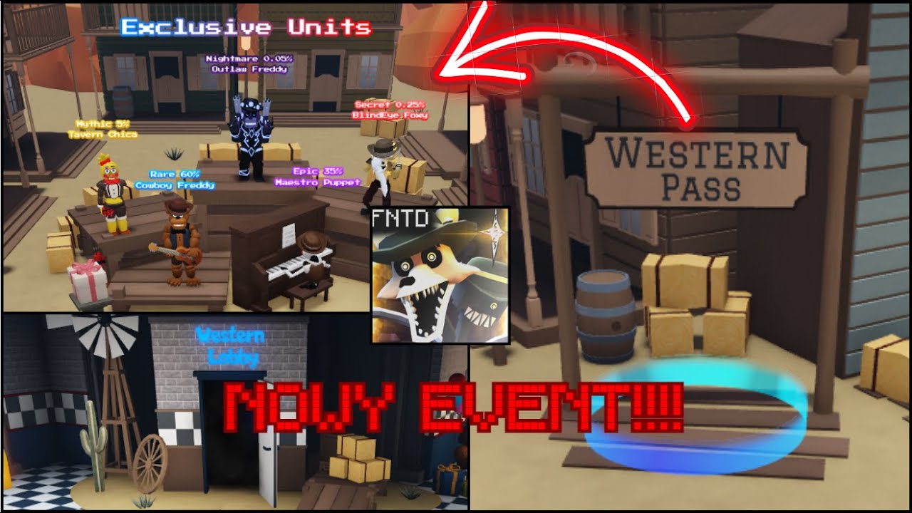 NOWY EVENT WILD WEST W FNTD!!! Roblox - YouTube