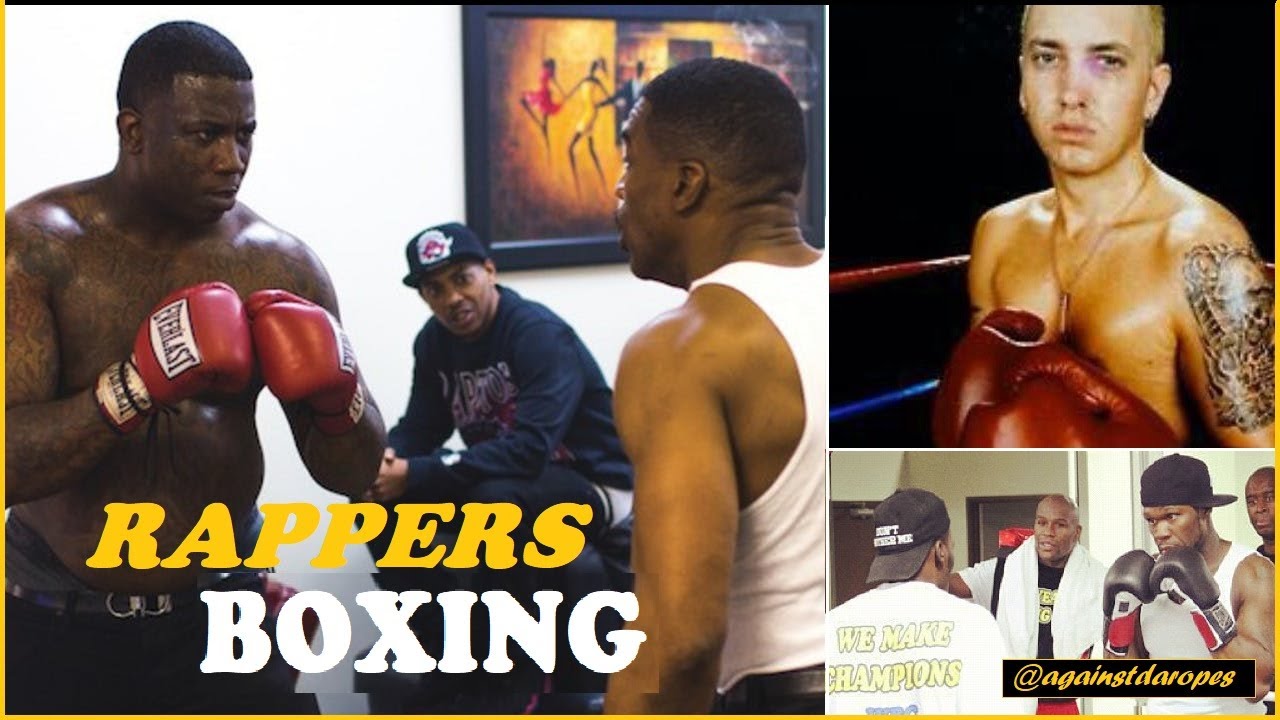 RAPPERS BOXING [50 Cent, Rick Ross, Gucci Mane , Eminem, Meek Mill ...