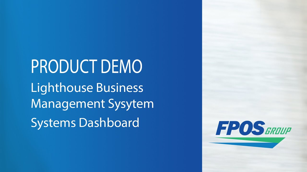 Lighthouse Business Management System Dashboard - YouTube