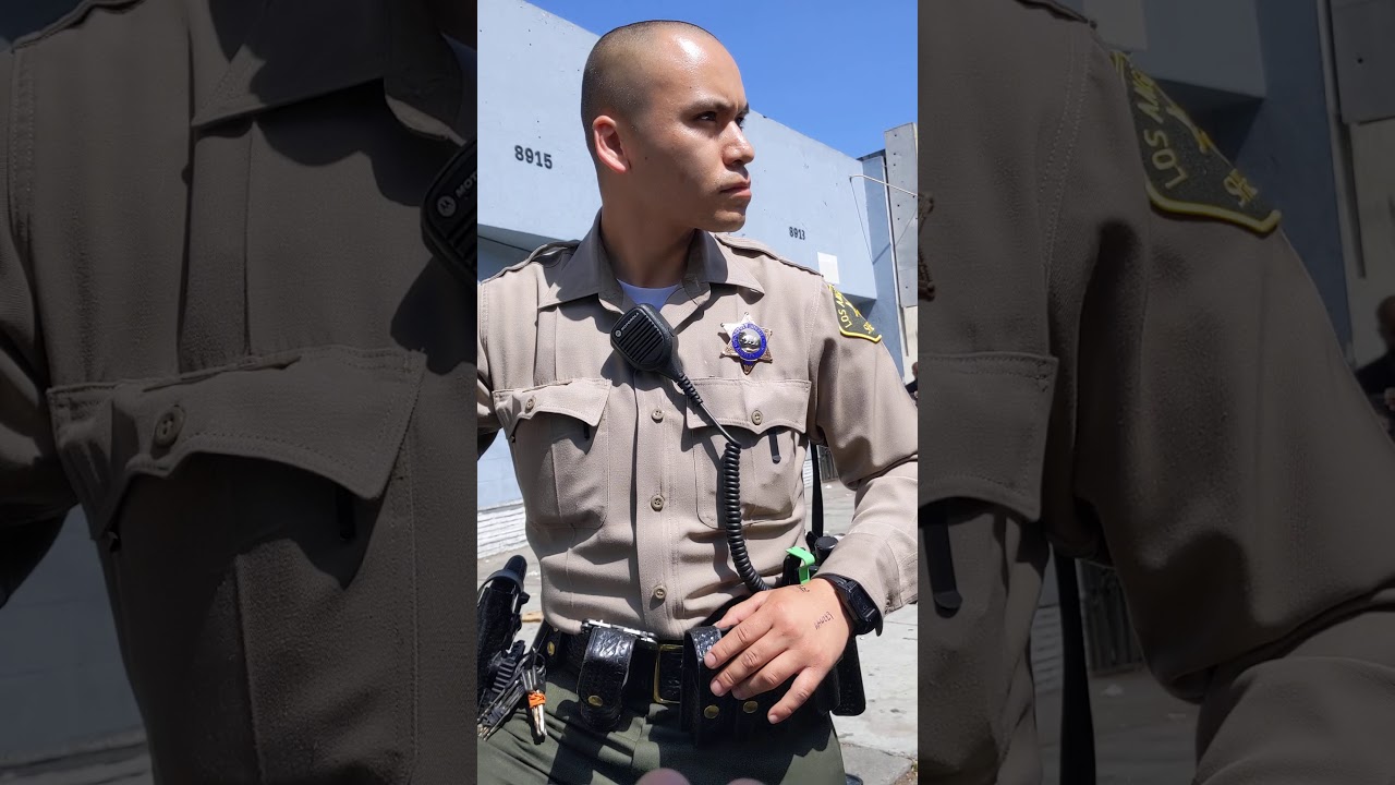 Los Angeles county sheriff south Los Angeles(3) - YouTube