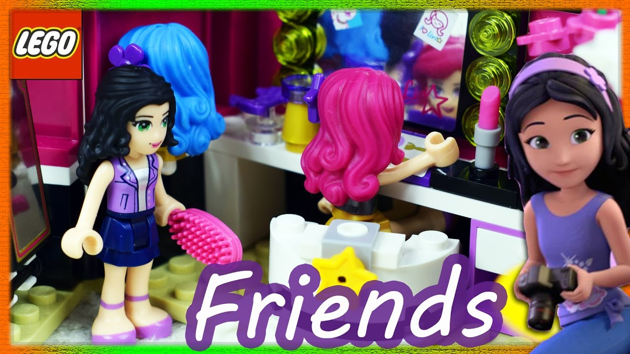 Pop Star Dressing Room - LEGO Friends - 41104 Timelapse speed build ...