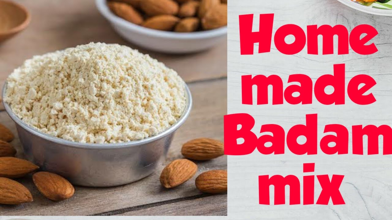 home made healthy and tasty badam mix powder. - YouTube