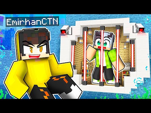 Arkadaşım Ahmet’i DENİZ ALTI SIĞINAĞINA HAPSETTİM! - Minecraft Ahtapot Adası
