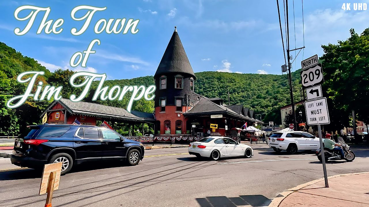 Town of Jim Thorpe, 4K UHD - YouTube