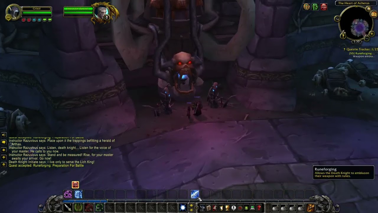 WotLK Classic - Quest 3: Runeforging: Preparation For Battle (Blood Elf ...