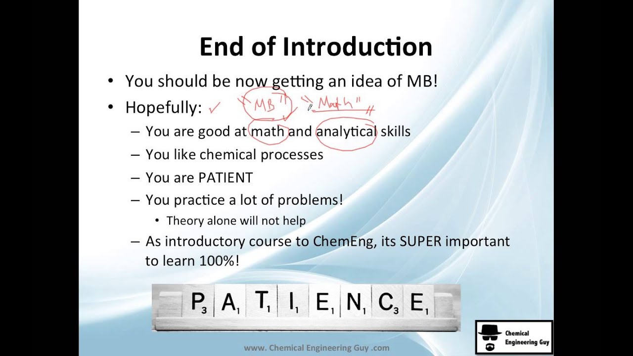 Introduction to Mass Balance Course (Chemical Engineering) - PART 3 ...