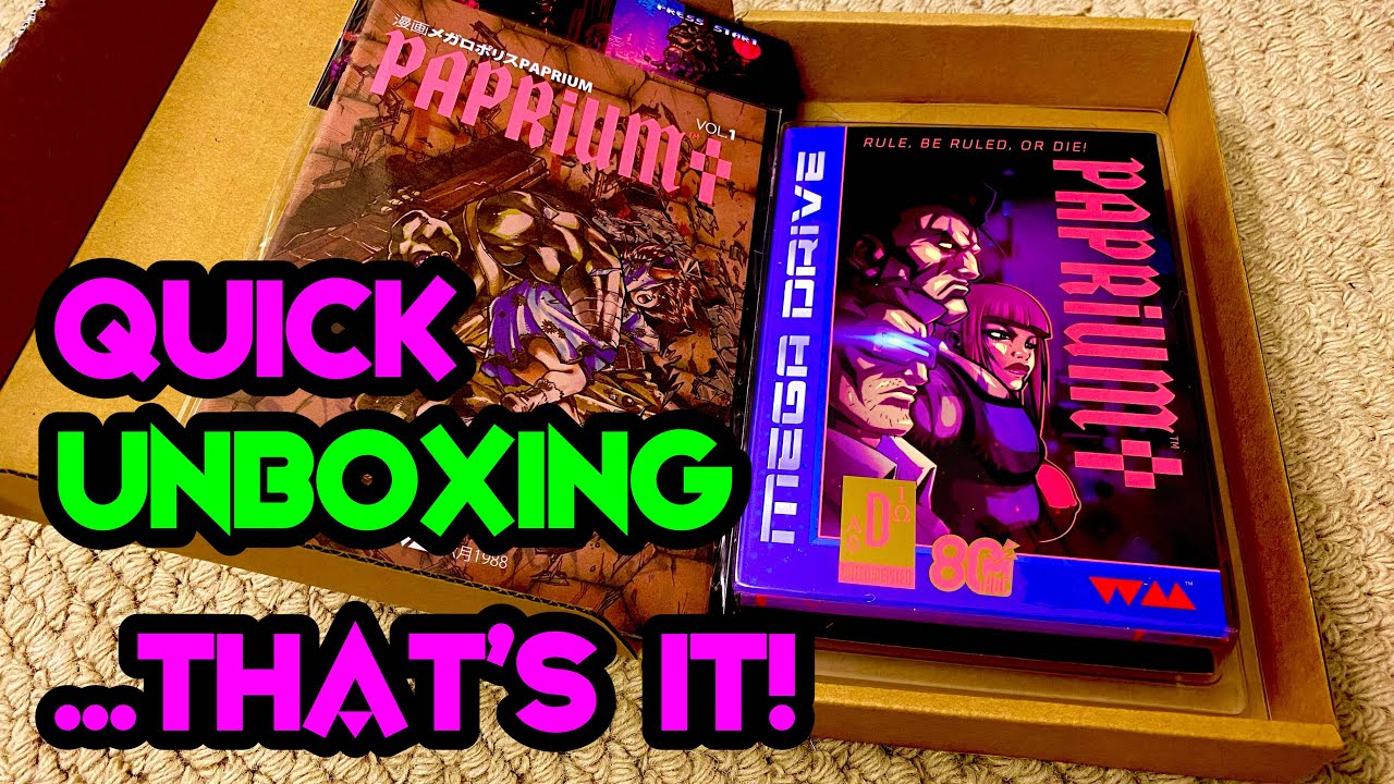 Paprium SEGA MegaDrive PAL edition - YouTube