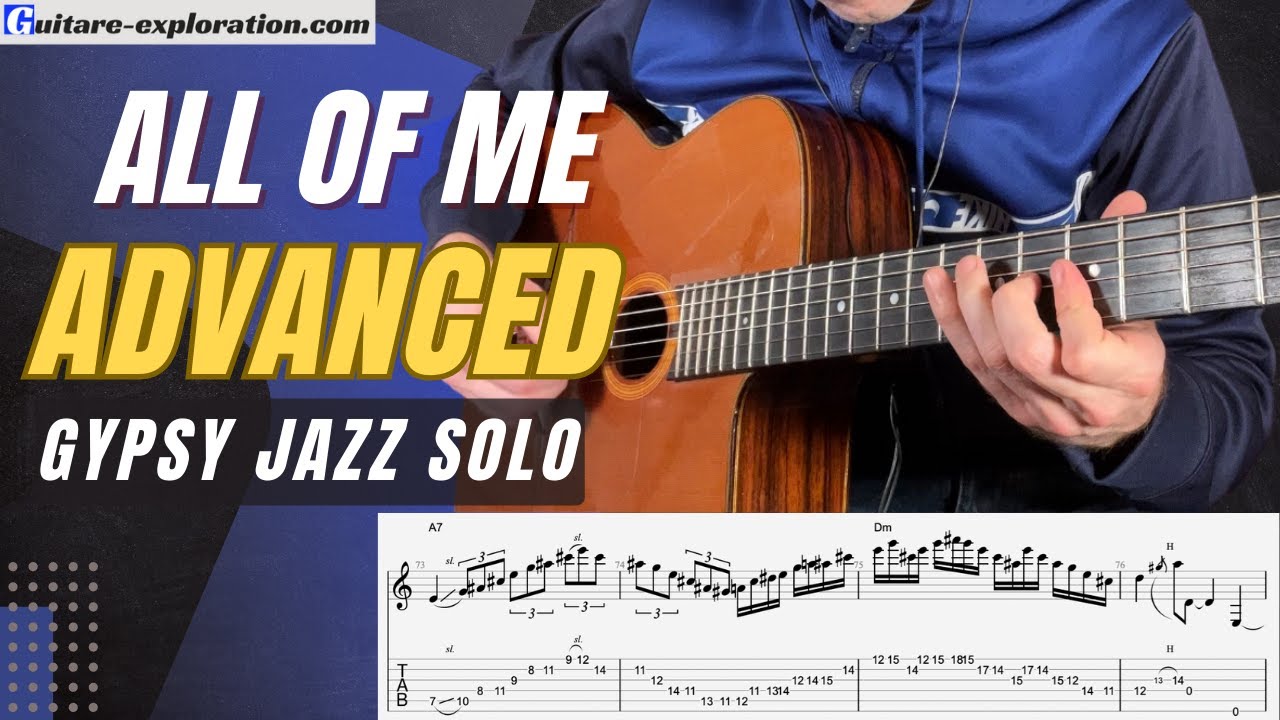 ALL OF ME Advanced GYPSY JAZZ Solo - YouTube