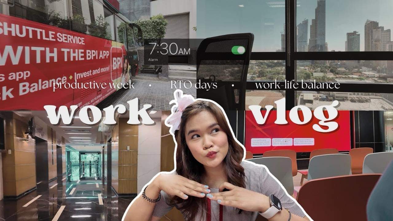 WORK-LIFE DIARIES • RTO days, productive week, days in my life | life ...