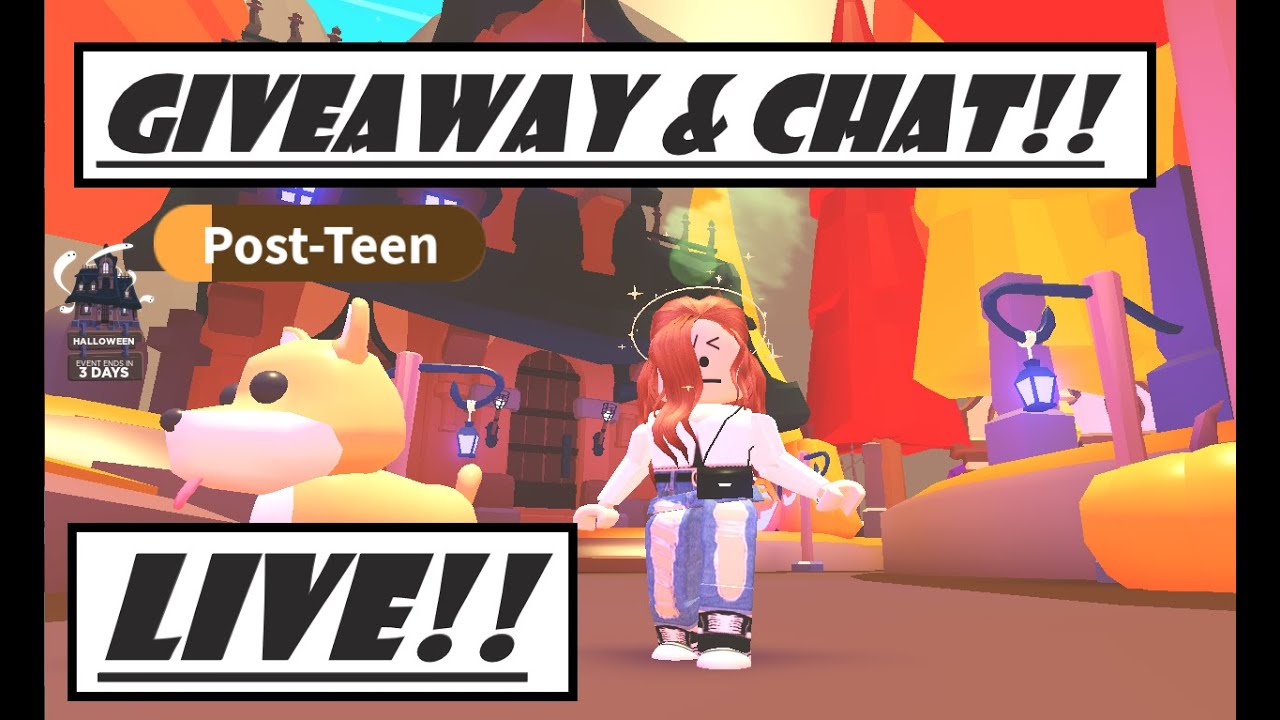 ADOPT ME GiVeAWAY LiVE STREAM/Chat! - YouTube