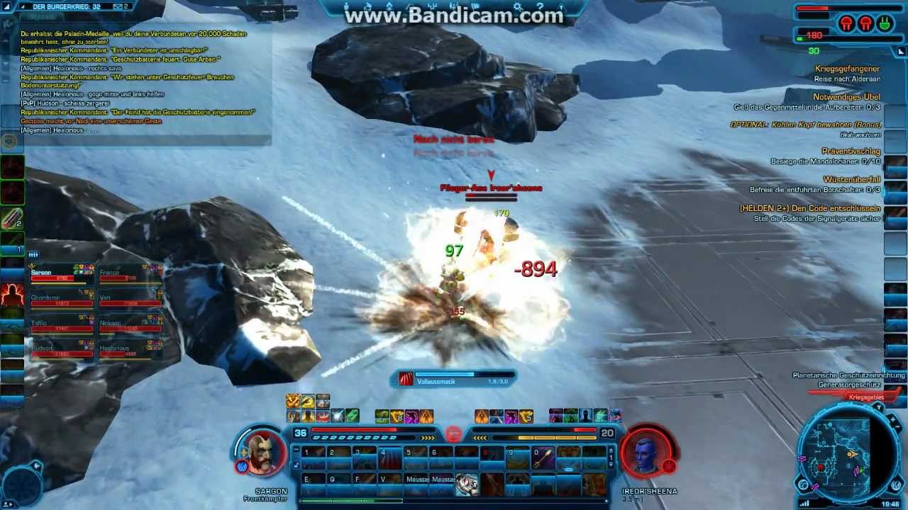 SWTOR Beta Gameplay - Trooper Vanguard vs. Imperial Agent Sniper 1on1 ...