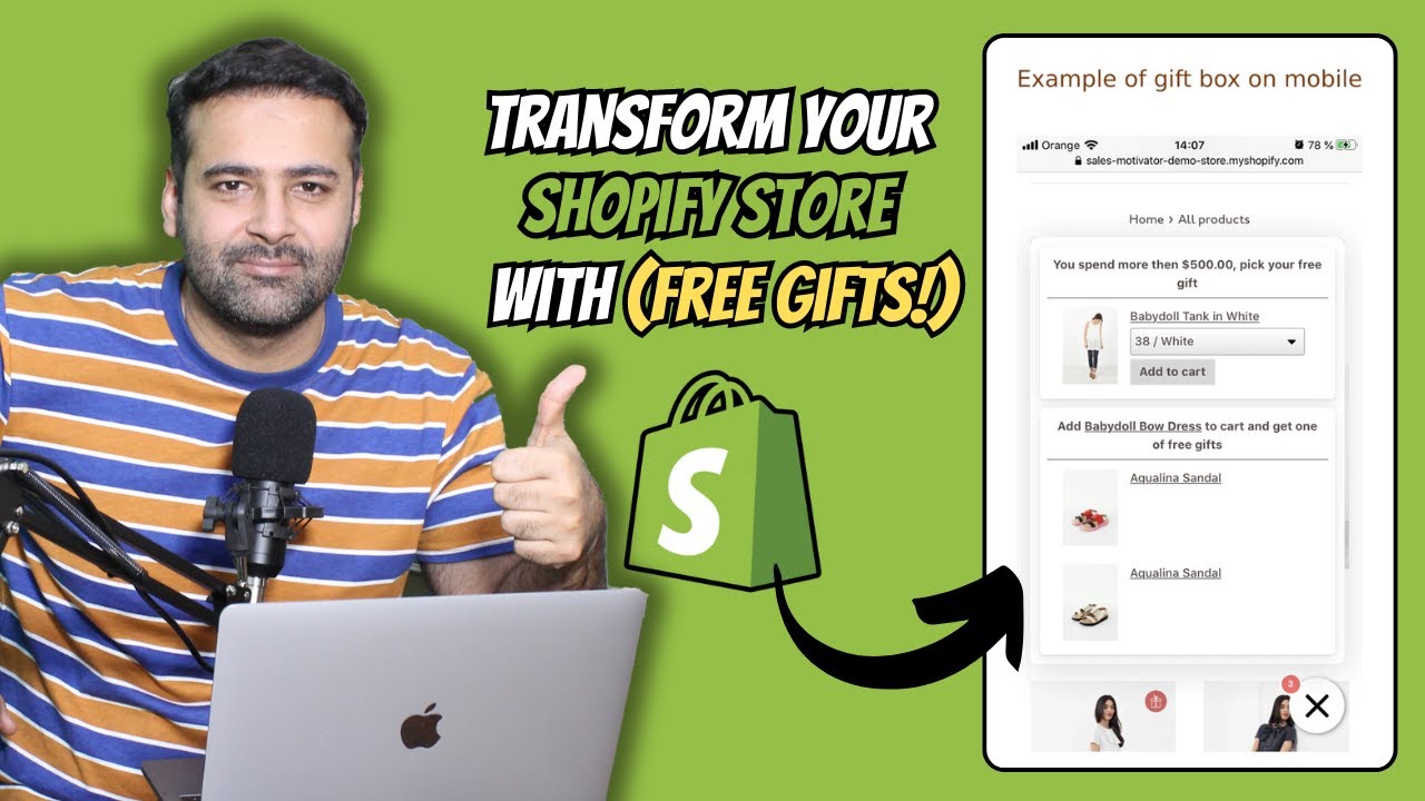 How To Transform Your Shopify Store with (Free Gifts!) - YouTube