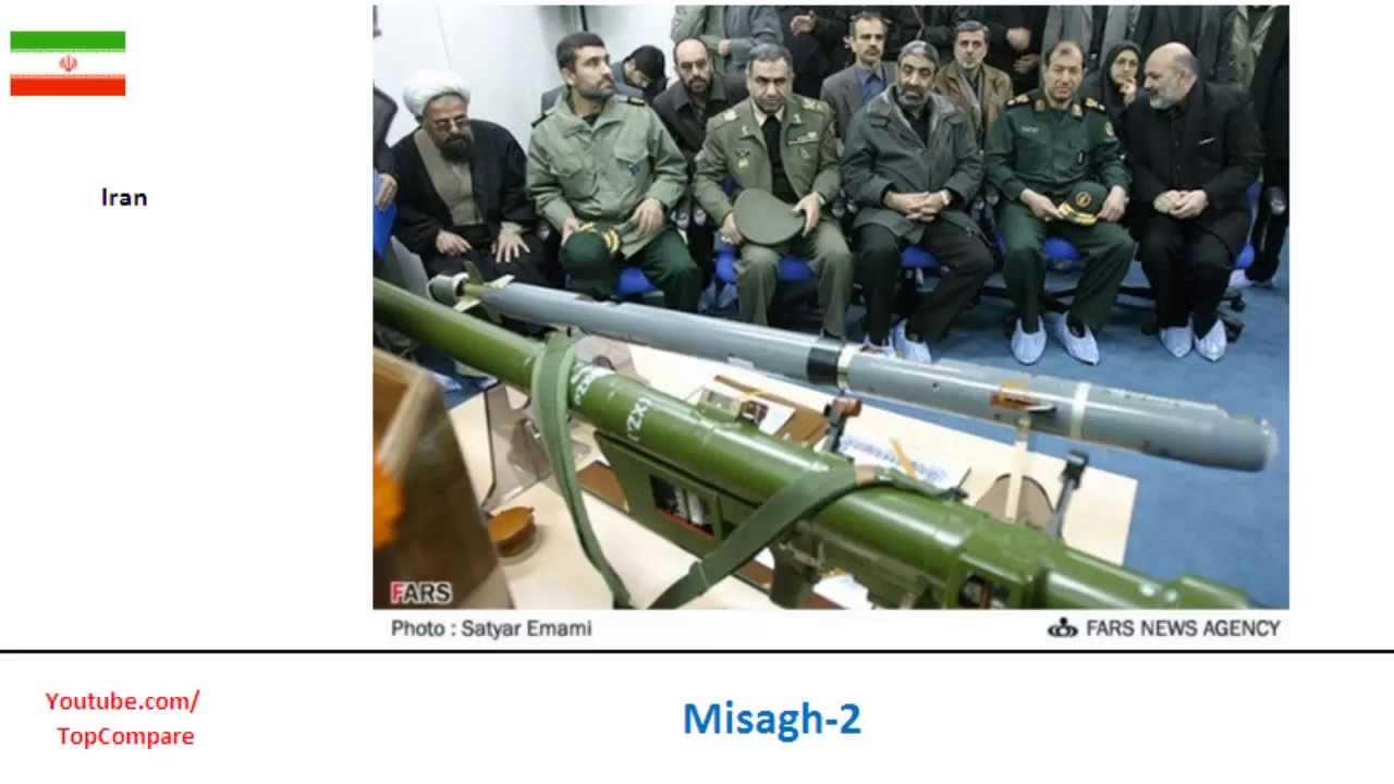 Chiron Vs Misagh-2, Manportable missiles Key features comparison - YouTube