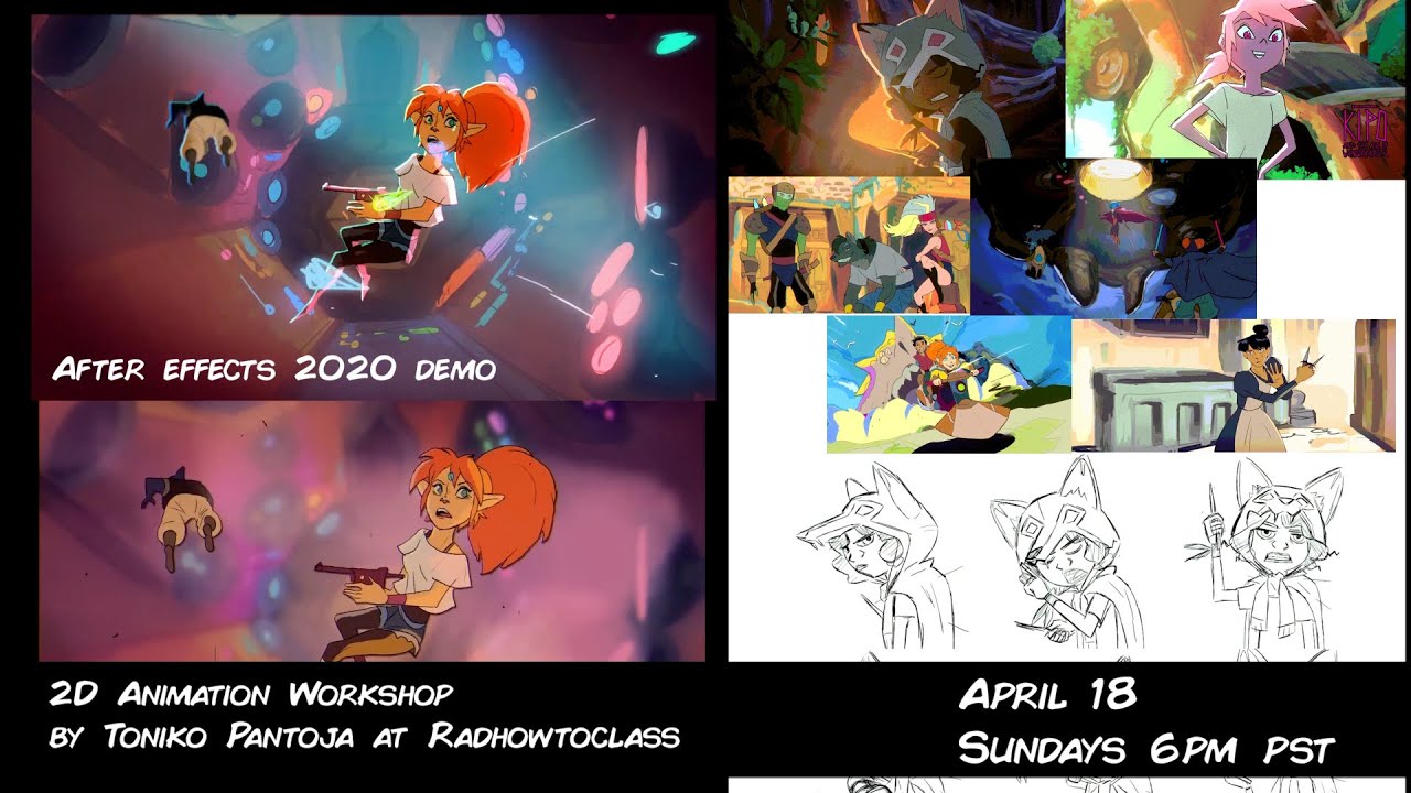 I'm mentoring a 2D Animation Workshop at radhowtoclass.com - YouTube