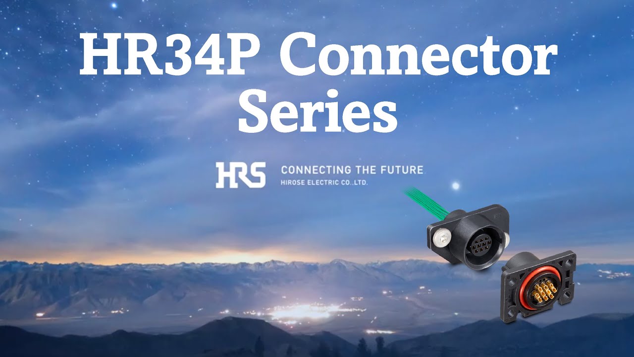 HR34P Series | Compact, Waterproof Blind-Mate Connector with Floating ...