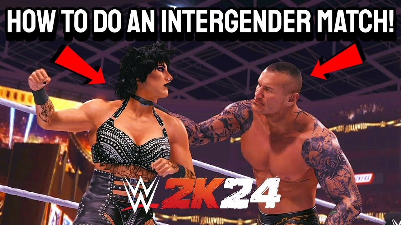 WWE 2K24: How to do an Intergender match on any platform! - YouTube