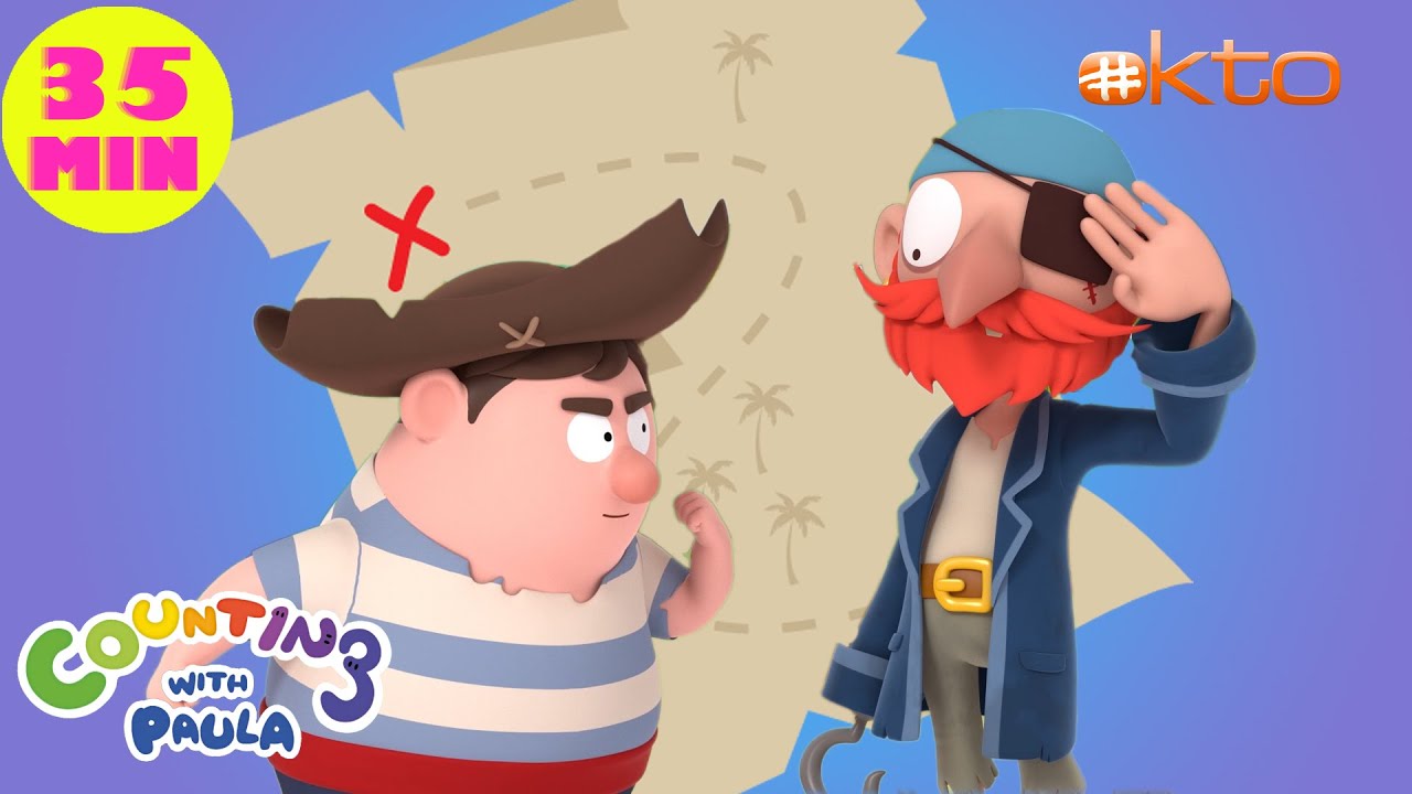 Counting with Paula | 35 Min Compilation ⏰ | I Am The Captain Now and ...