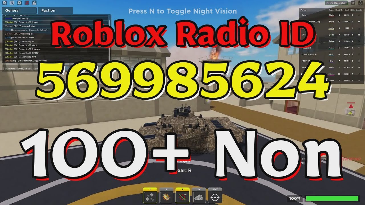 Non Roblox Radio Codes/IDs - YouTube