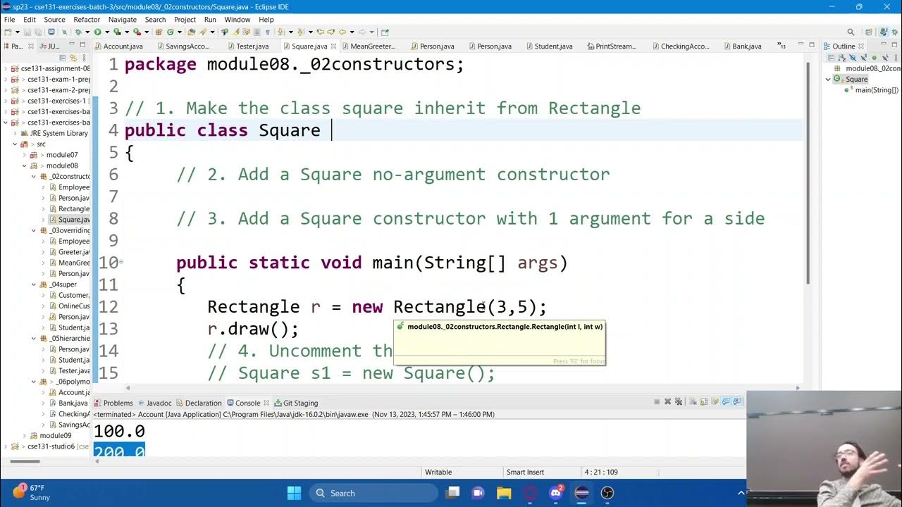 CSE131 - Modue 8 Review - YouTube