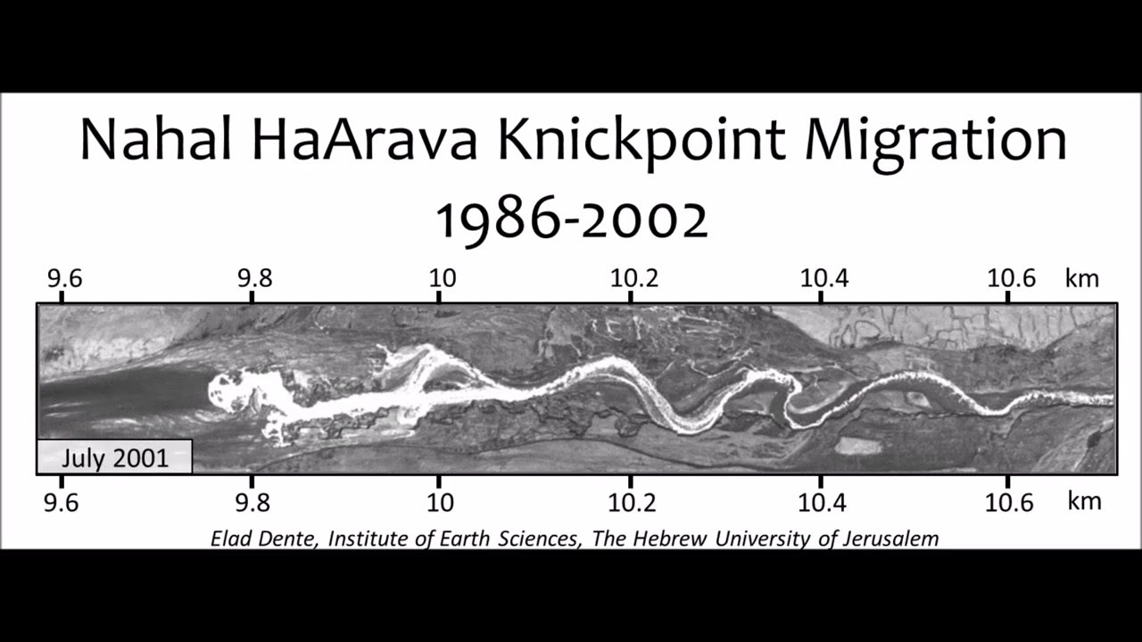 Nahal HaArava Knickpoint Migration, The Dead Sea | התפתחות נחל הערבה ...