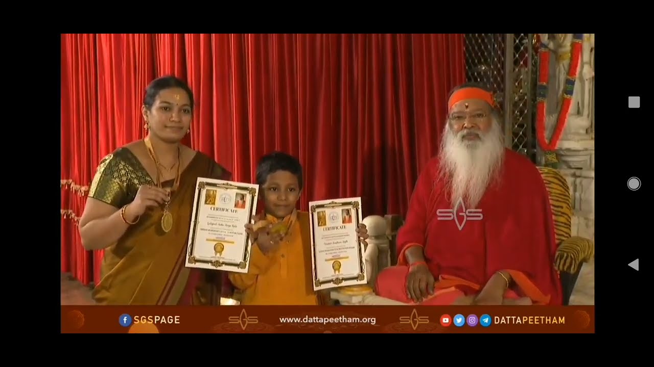 @NSsrijithsurprised #appaji by securing Gold medal in sampoorna # ...