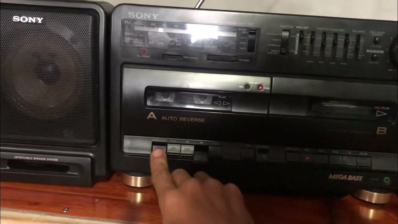 Radio cassette sony cfs 710s quá chất. Giá 1tr400k . 0911155609.ĐÃ BÁN - YouTube