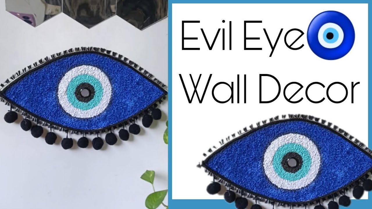 Evil Eye Home decor🧿|Easy evil eye for aesthetic rooms| Evil Eye from ...
