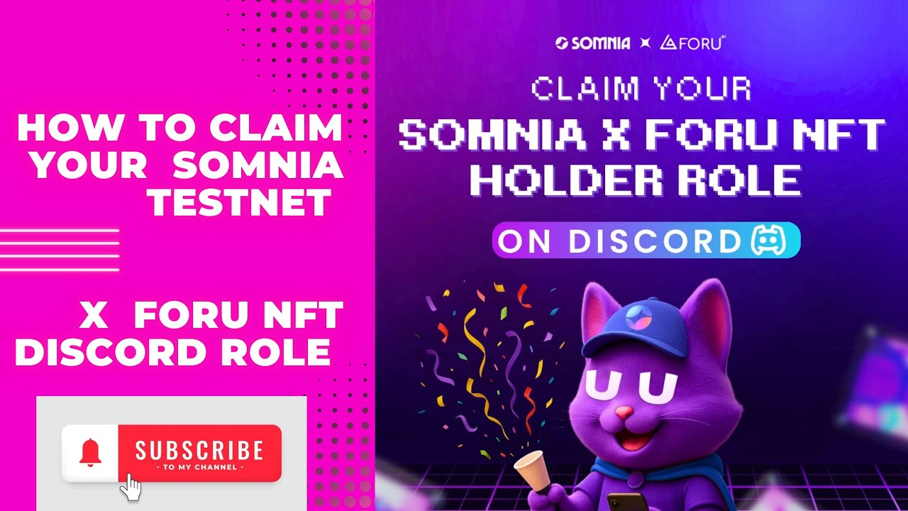 How To Claim Your Somnia Foru Ai NFT Holder Role ON Discord - YouTube