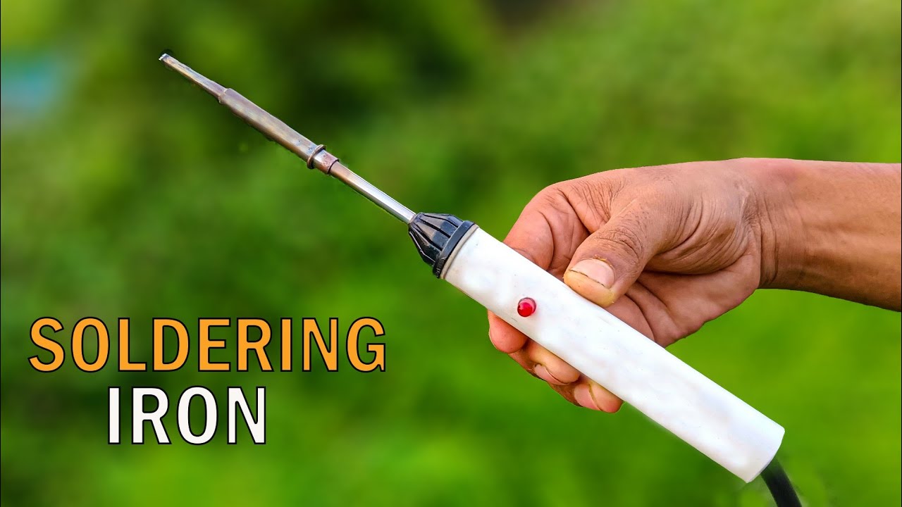 How To Make Soldering Iron At Home - YouTube