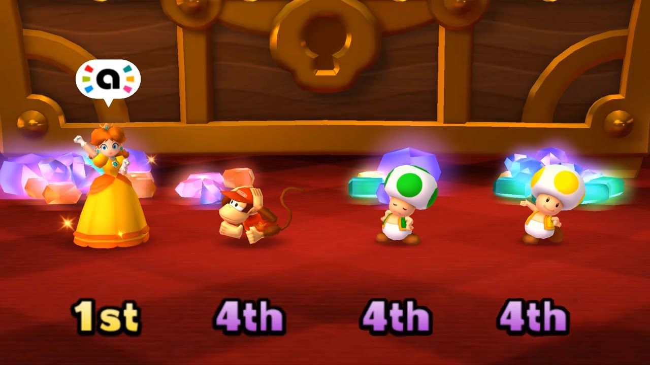 Mario Party Star Rush Toad Scramble Daisy Gameplay - YouTube