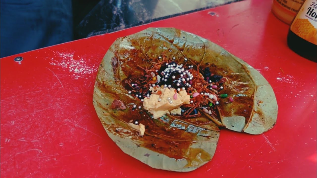 Malai Sweet Paan With Dry Fruits || Indian Street Food - YouTube