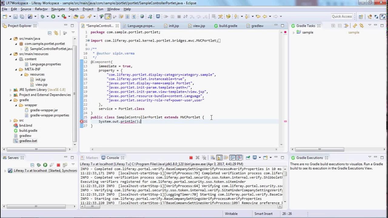 Liferay 7.0 - 4. Create First MVC Portlet - YouTube