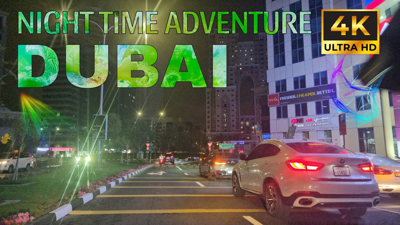 Thrilling Midnight Journey: DUBAI Silicon Oasis To Al Ain Road 4k HDR ...