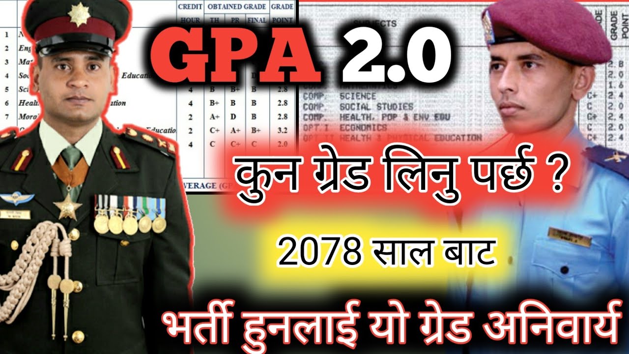 Nepal Army Qualification || Grading system in Nepal army || Nepal ...