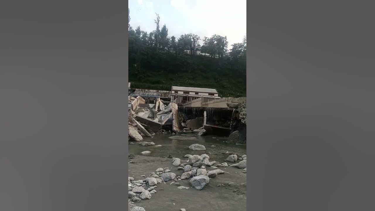 Trout fish hatchery washed away l Swat l Flood in Swat - YouTube