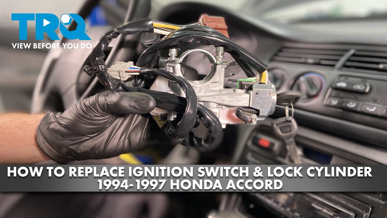 How to Replace Ignition Switch & Lock Cylinder Assembly with Key 1994 ...