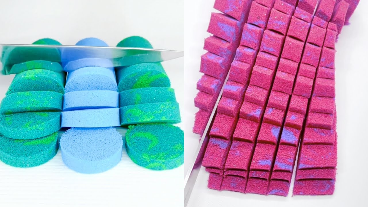 Best of Shorts Compilation Kinetic Sand ASMR Sounds Oddly Satisfying ...