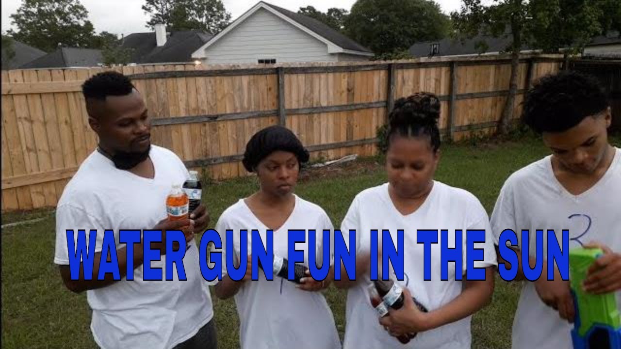 Water Gun Fun In The Sun - YouTube
