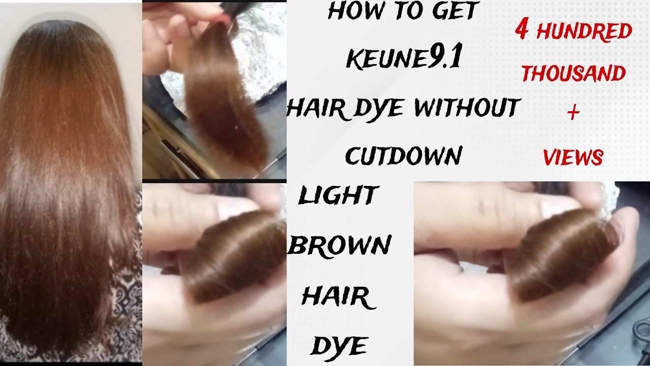 how to dye keune 9.1 hair dye without cutdown#keune fashion shade dye# ...
