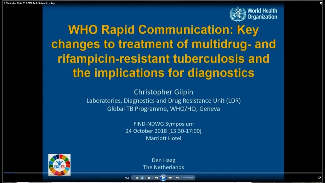 Christopher Gilpin - WHO Rapid Communication - YouTube